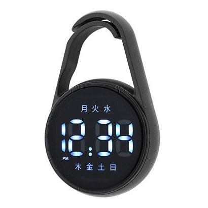 Sun Flame CD1C0004-BK Stylish Digital Watch Water Resistant LED Displa ...