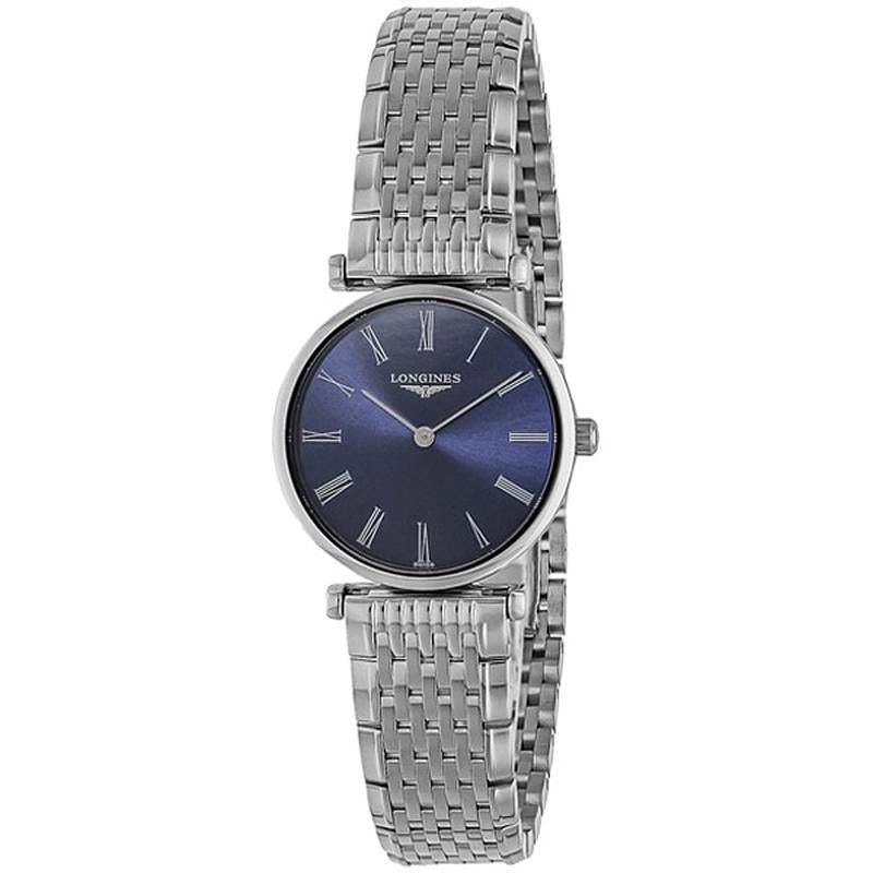 Longines L4.209.4.94.6 Men's Stainless Steel Watch with Black Dial ...