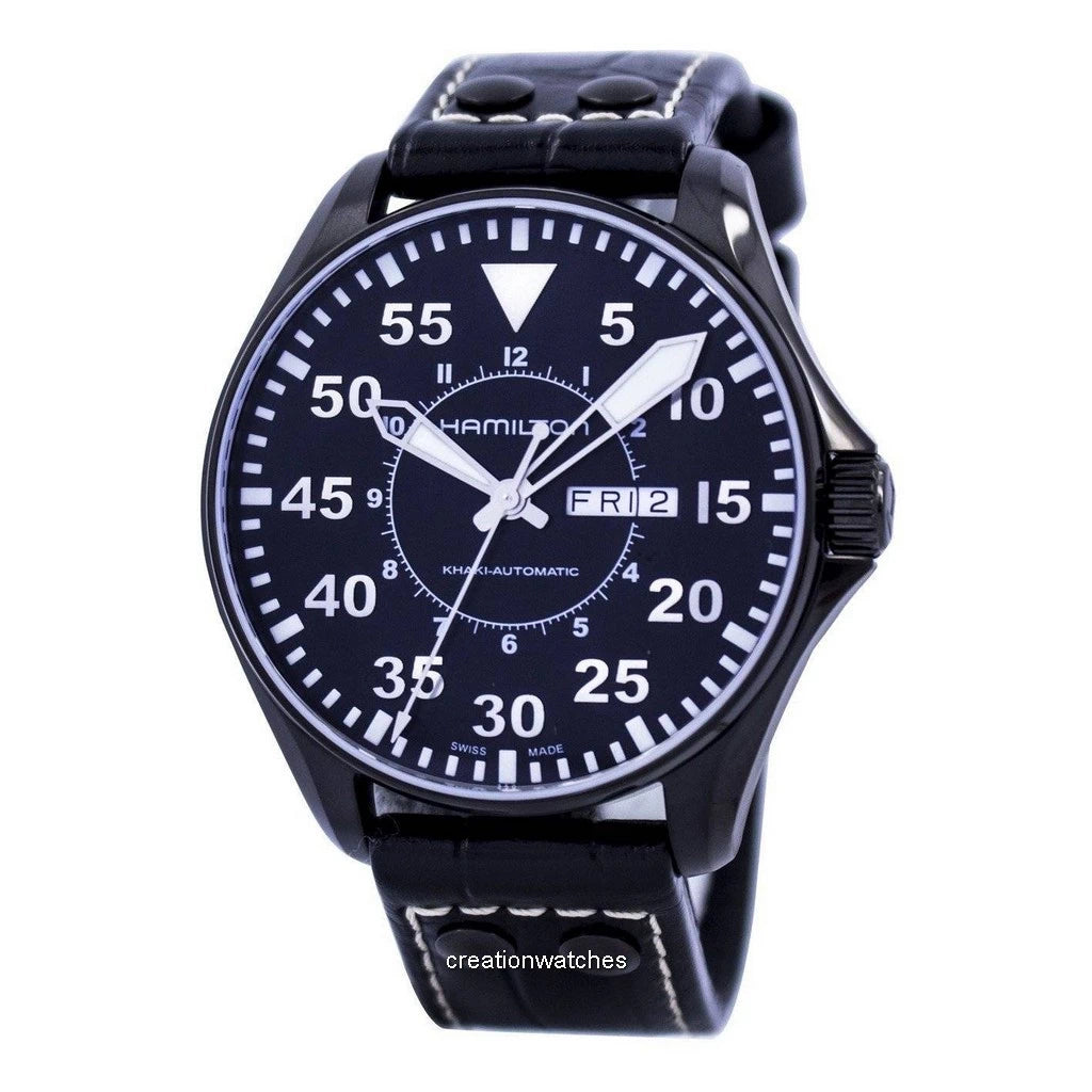 Hamilton H64785835 Khaki Aviation Pilot Day Date Auto – IPPO JAPAN WATCH